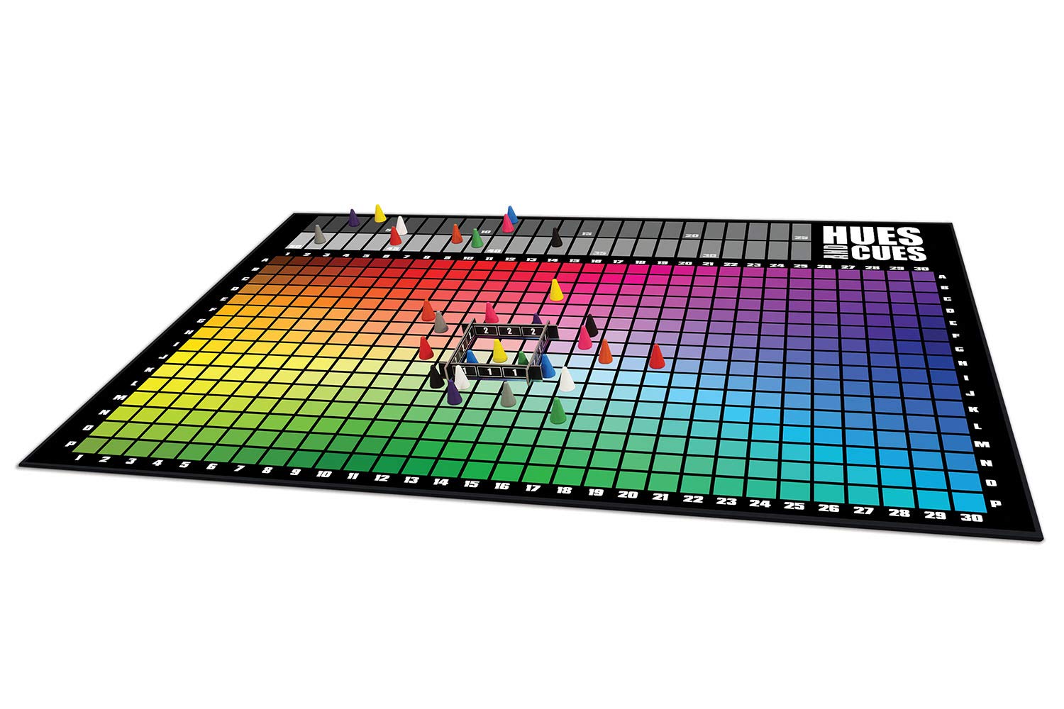 Juego de mesa HUES AND CUES Vibrant Colour Adivinando entre USAOPOLY NA ...